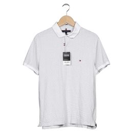 Tommy Hilfiger Poloshirt Herren Größe L Second Hand weiß