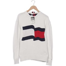 Tommy Hilfiger Pullover Herren Gr&ouml;&szlig;e M Second Hand wei&szlig;