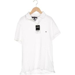 Tommy Hilfiger Poloshirt Herren Größe M Second Hand weiß