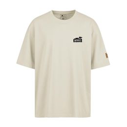 FORSBERG Shirt 'Oversized T-Shirt mit Brustlogo' Herren Gr&ouml;&szlig;e M beige