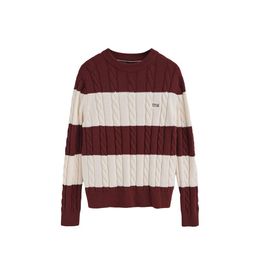 Polo Club Pullover Herren Größe L bordeaux / weiß