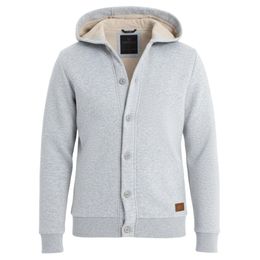 Ombre Zip-Up Hoodie 'OM-SSZP-0186' male Grey size S