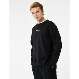 KOTON Sweatshirt male Black size XS