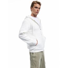 KOTON Zip-Up Hoodie male White size XXL