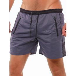 Reslad Badeshorts 'Badeshort mit Reißverschluss' Herren Größe XXL anthrazit