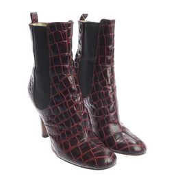 Dolce & Gabbana DOLCE & GABBANA Stiefeletten Damen Größe 39 Second Hand bordeaux