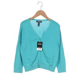LANDS' END Lands&lsquo; End Strickjacke Damen Gr&ouml;&szlig;e M Second Hand hellblau