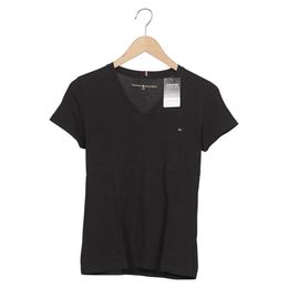 Tommy Hilfiger T-Shirt Damen Gr&ouml;&szlig;e XS Second Hand schwarz