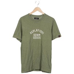 Replay T-Shirt Herren Gr&ouml;&szlig;e L Second Hand gr&uuml;n