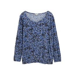 Tom Tailor Women + Bluse Damen Größe XXL blau / rauchblau / schwarz