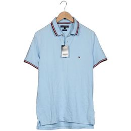 Tommy Hilfiger Poloshirt Herren Größe XL Second Hand hellblau
