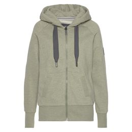 ELBSAND Sweatjacke Damen Gr&ouml;&szlig;e S gr&uuml;nmeliert