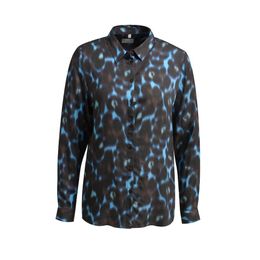 Milano Italy Bluse Damen Gr&ouml;&szlig;e XXL hellblau / braun / schwarz