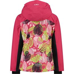 CMP Funktionsjacke M&auml;dchen Gr&ouml;&szlig;e 128 gr&uuml;n / magenta / hellpink / schwarz