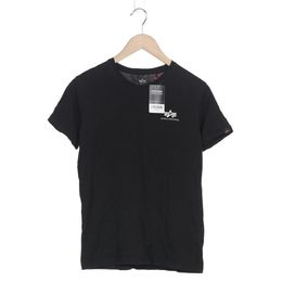 Alpha Industries T-Shirt Herren Größe S Second Hand schwarz