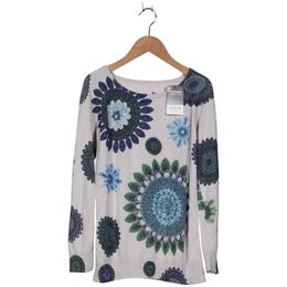 Desigual Pullover Damen Gr&ouml;&szlig;e M Second Hand silber