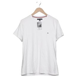 Tommy Hilfiger T-Shirt Herren Gr&ouml;&szlig;e XL Second Hand wei&szlig;