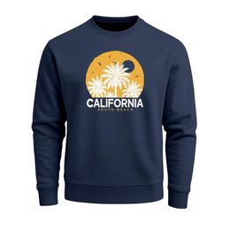 Neverless Sweatshirt 'California' male Blue size 4XL
