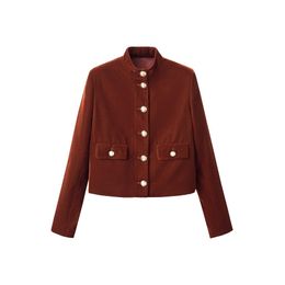 Mango Between-Season Jacket 'CLAUDI' female Brown size XXS