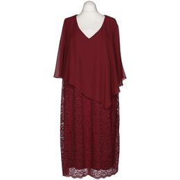 Ulla Popken Kleid Damen Gr&ouml;&szlig;e 11XL Second Hand bordeaux