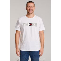 Tommy Hilfiger T-Shirt Herren Gr&ouml;&szlig;e XL Second Hand wei&szlig;