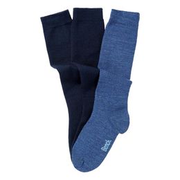 Bench Kniestr&uuml;mpfe Damen Gr&ouml;&szlig;e 35/38 navy / blaumeliert