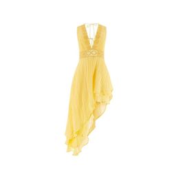 Guess Kleid Damen Gr&ouml;&szlig;e 34 gelb Winterkleid