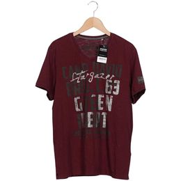 CAMP DAVID T-Shirt Herren Gr&ouml;&szlig;e L Second Hand bordeaux