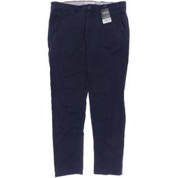 KnowledgeCotton Apparel Stoffhose Herren Gr&ouml;&szlig;e 34 Second Hand marine