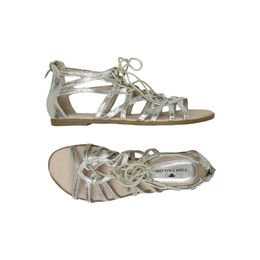Tom Tailor Sandalen Damen Gr&ouml;&szlig;e 40 Second Hand silber
