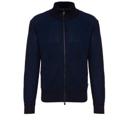 BOSS Strickjacke ' H-Emabeo ' Herren Größe M blau / navy