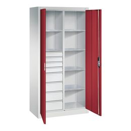 C+P Werkzeugschrank mit Schubladen Acurado, 1950x930x500mm, 7035/3003 ; C + P Möbelsysteme (8921-305|S10326)