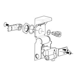 Schneider Electric Adapteraufsatz DIN-Profilhalbzylin. NSYAEDLDINS3D)