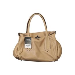Abro Handtasche gross Leder Damen Größe One Size Second Hand beige