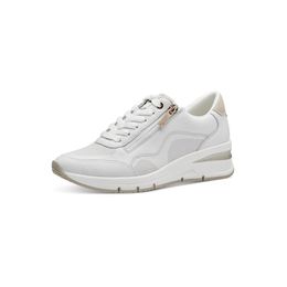 Tamaris Sneaker Damen Gr&ouml;&szlig;e 36 gold / wei&szlig;