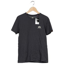 Alpha Industries T-Shirt Herren Größe M Second Hand grau