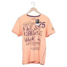 CAMP DAVID T-Shirt Herren Gr&ouml;&szlig;e L Second Hand orange