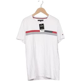 Tommy Hilfiger T-Shirt Herren Gr&ouml;&szlig;e S Second Hand wei&szlig;