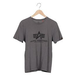 Alpha Industries T-Shirt Herren Größe M Second Hand grau