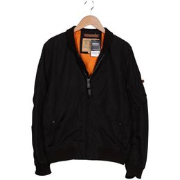 Alpha Industries Jacke Herren Größe L Second Hand schwarz