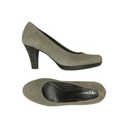Tamaris Pumps Damen Gr&ouml;&szlig;e 38 Second Hand grau