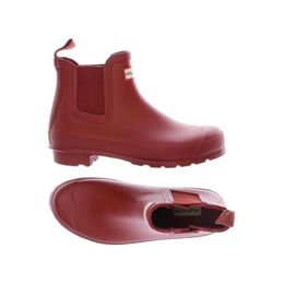Hunter Stiefelette Damen Gr&ouml;&szlig;e 39 Second Hand rot