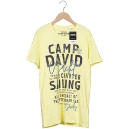 CAMP DAVID T-Shirt Herren Gr&ouml;&szlig;e S Second Hand gelb