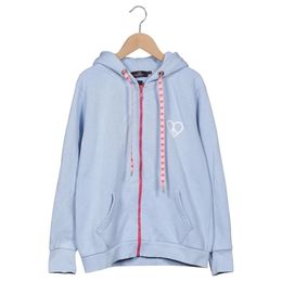 Zwillingsherz Kapuzenpullover Damen Gr&ouml;&szlig;e S Second Hand hellblau