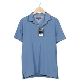 Tommy Hilfiger Poloshirt Herren Größe L Second Hand hellblau