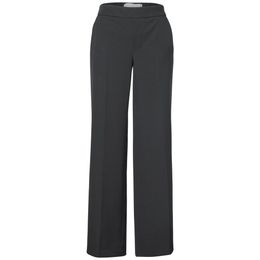 Street One Wide Leg Twill Hose Damen Gr&ouml;&szlig;e 46 graphit