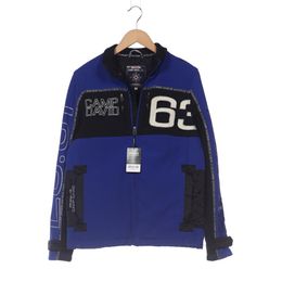 CAMP DAVID Jacke Herren Größe S Second Hand blau