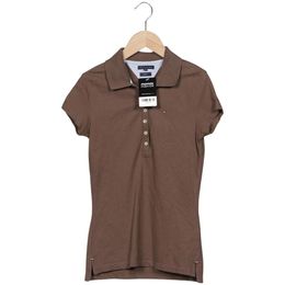 Tommy Hilfiger Poloshirt Damen Größe XS Second Hand braun
