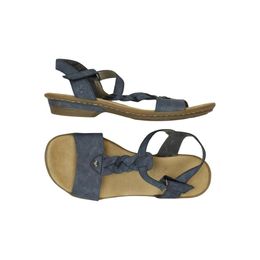 Rieker Sandalen Damen Größe 39 Second Hand blau