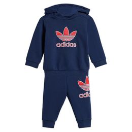 adidas originals Jogginganzug 'Hoodie Set Big Logo' Jungen Größe 74 navy / rot / weiß